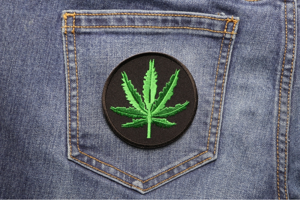 Shop Marijuana Leaf Embroidered Patch | Embroidered Pot Patches by ...