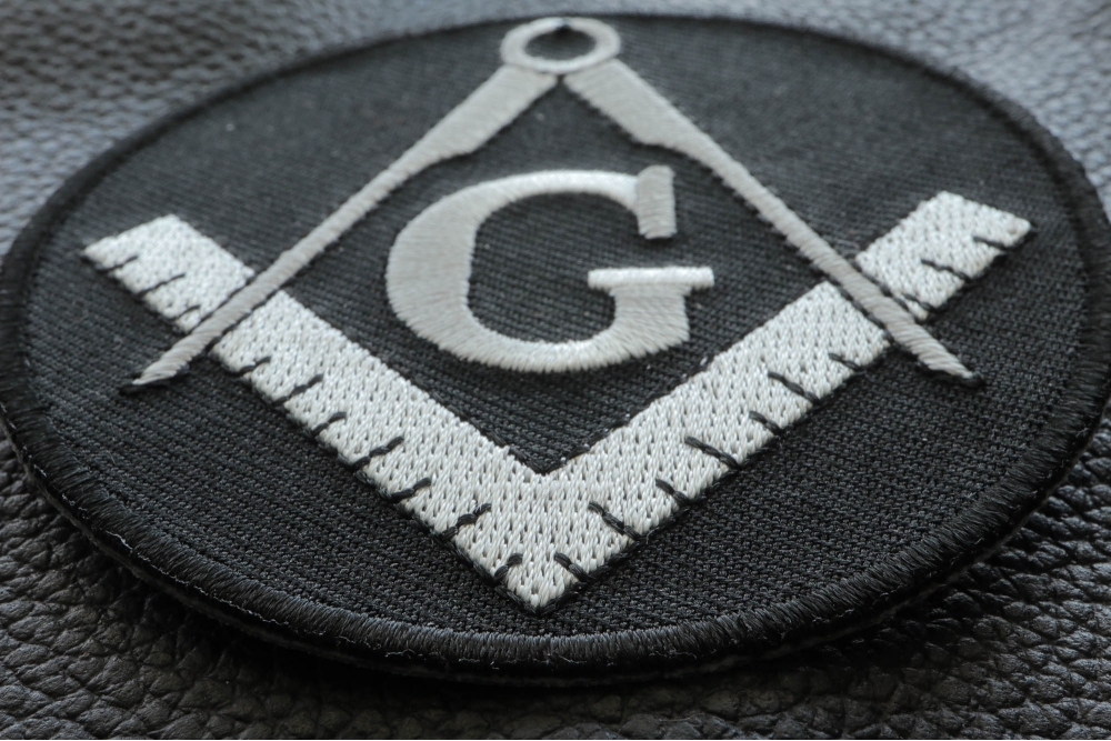 Mason Sign Embroidered Iron On Patch | Embroidered Patches by Ivamis ...