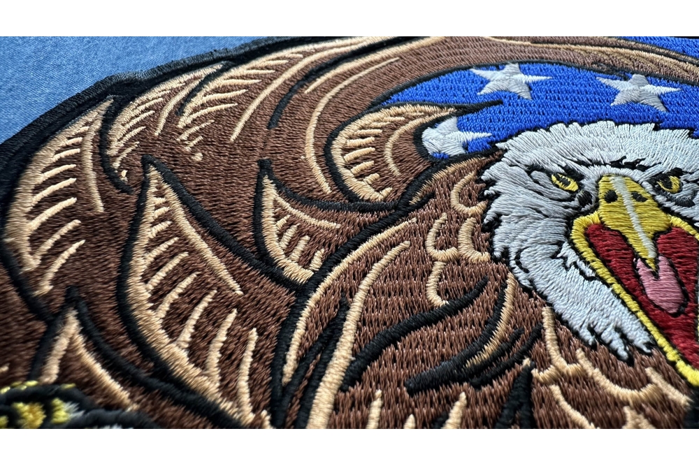 American Flag Eagle and Talons Patch, Large Eagle Patches for Jackets ...