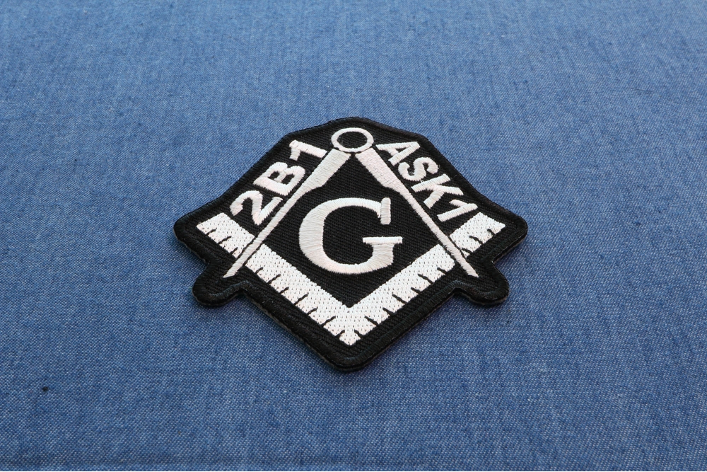 2B1 ASK1 Mason Symbol Patch | Embroidered Patches by Ivamis Patches