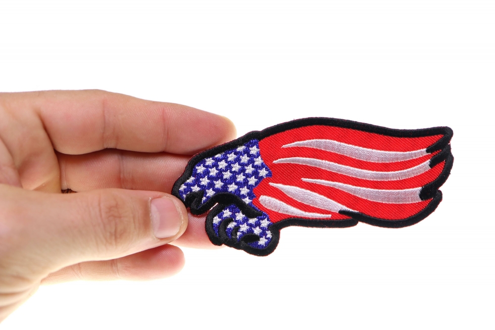 American Flag Eagle Patch - Iron on Patriotic Patches by Ivamis Patches