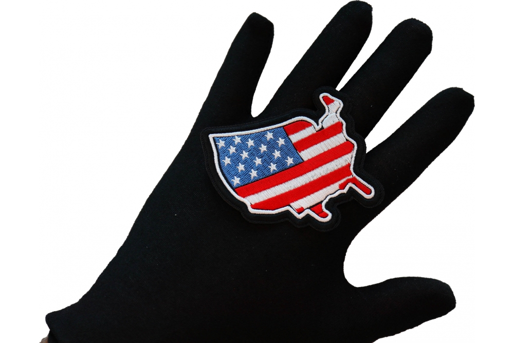 USA Patriotic Patch Embroidered by Ivamis Patches