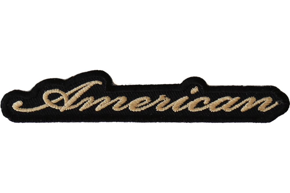 Iron On Patch: American Small | Embroidered Patches by Ivamis Patches