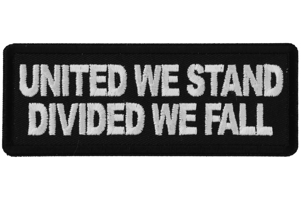 United We Stand Divided We Fall Patch by Ivamis Patches