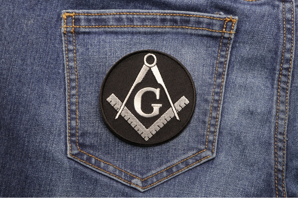Mason Sign Embroidered Iron On Patch | Embroidered Patches by Ivamis ...