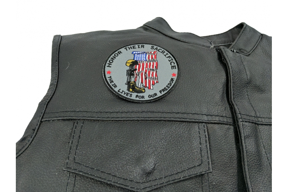 Honor Their Sacrifice Memorial Patch | US Military Veteran Patches by ...