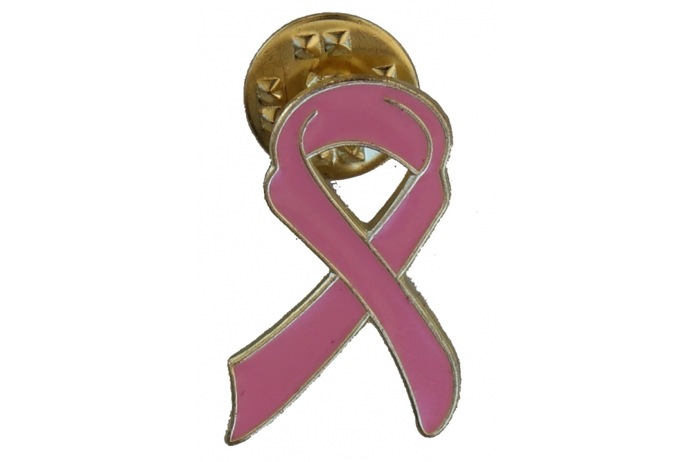 Pink Ribbon Pin by Ivamis Patches