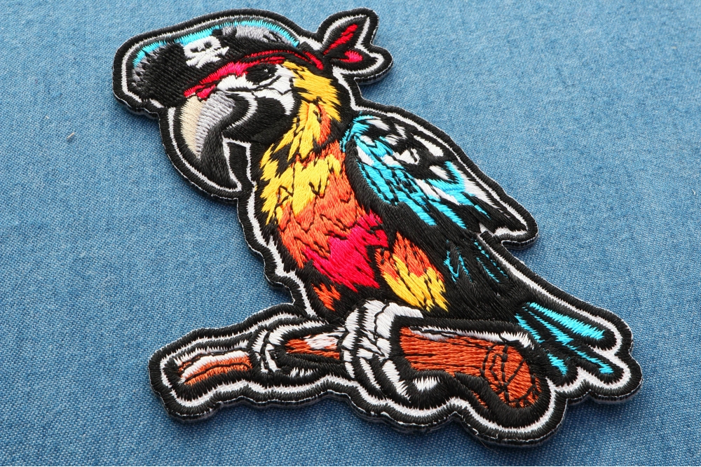 Pirate Parrot Patch by Ivamis Patches