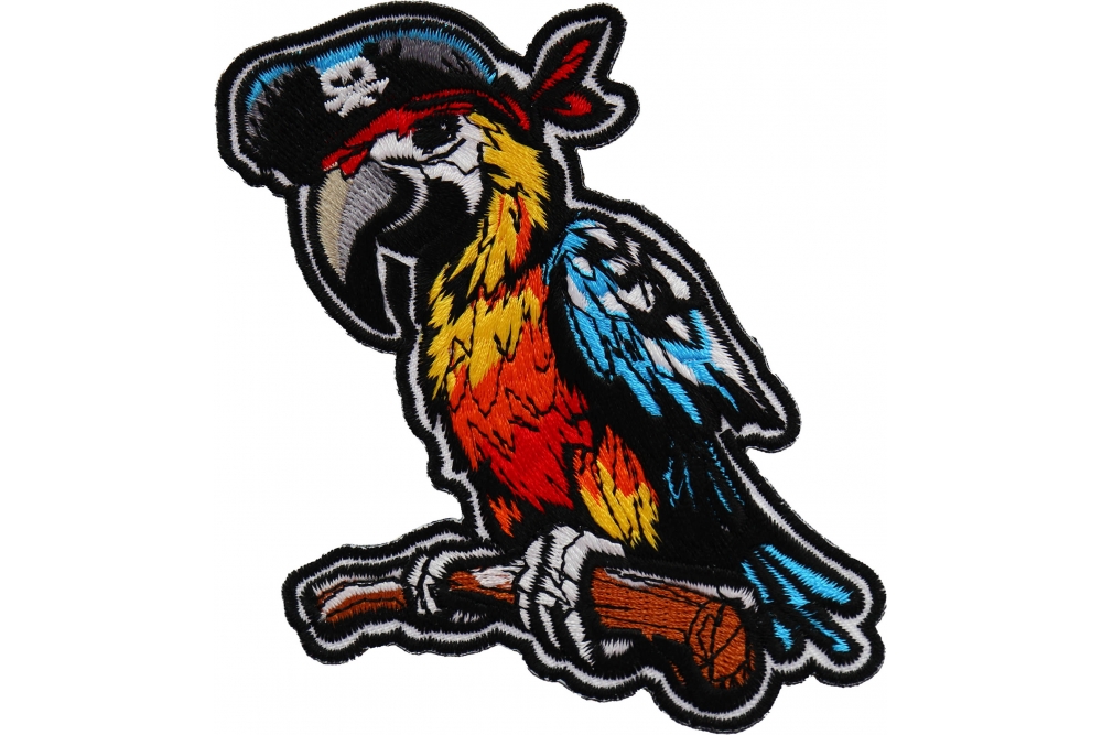 Pirate Parrot Patch by Ivamis Patches