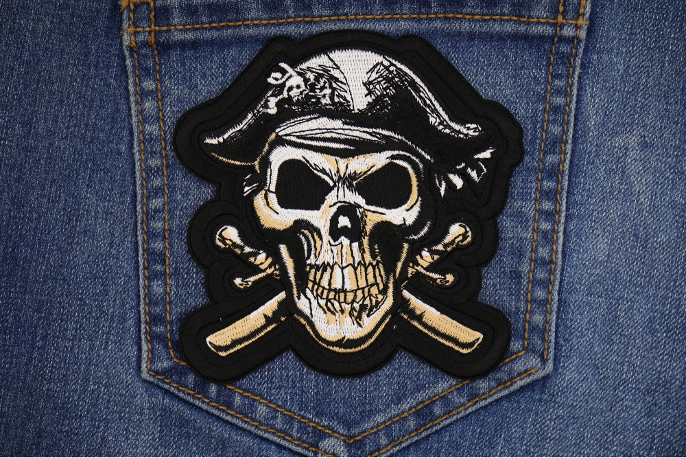 Pirate Skull Patch, Skull Patches by Ivamis Patches