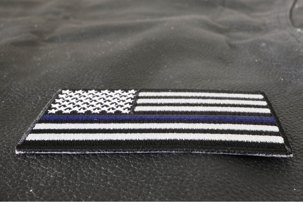 Subdued US Flag With Blue Stripe Patch | Embroidered Patches by Ivamis ...