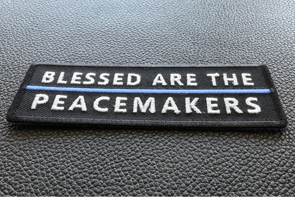 Blessed Are The Peacemakers Blue Line