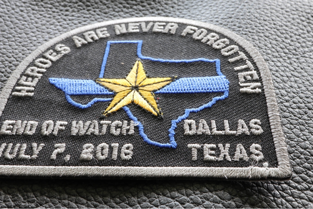 Dallas Police Department Texas Memorial Patch Heroes Are Never ...