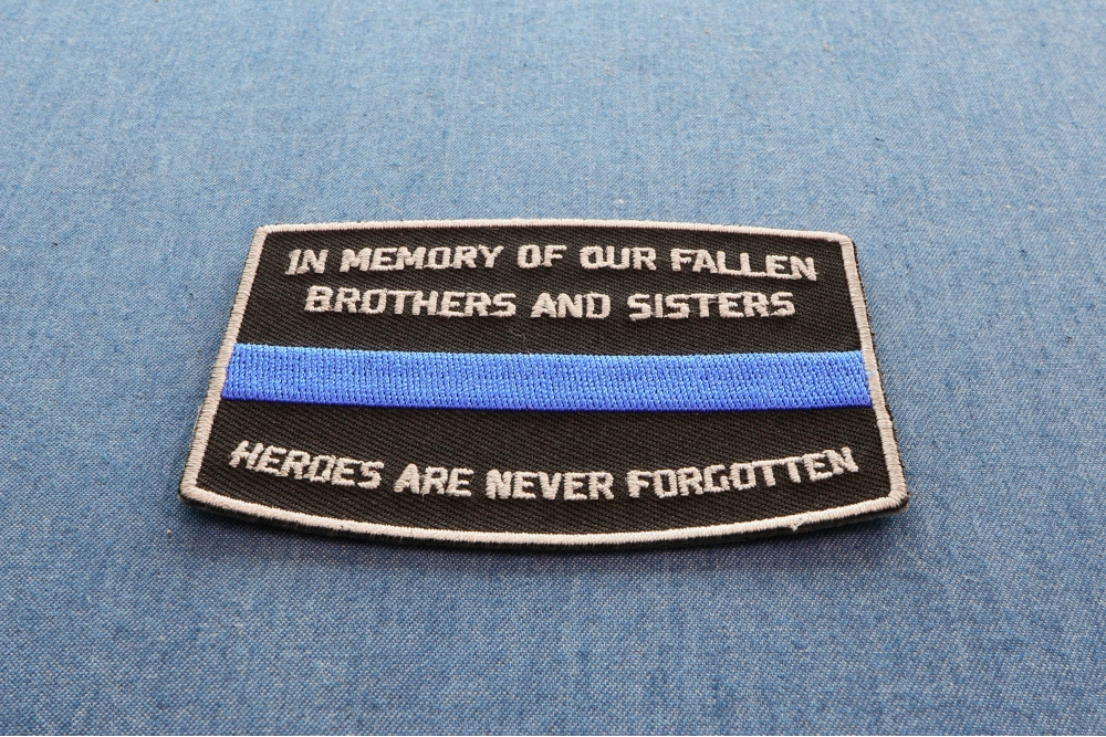 Fallen Officer Memorial Patch | Embroidered Patches by Ivamis Patches