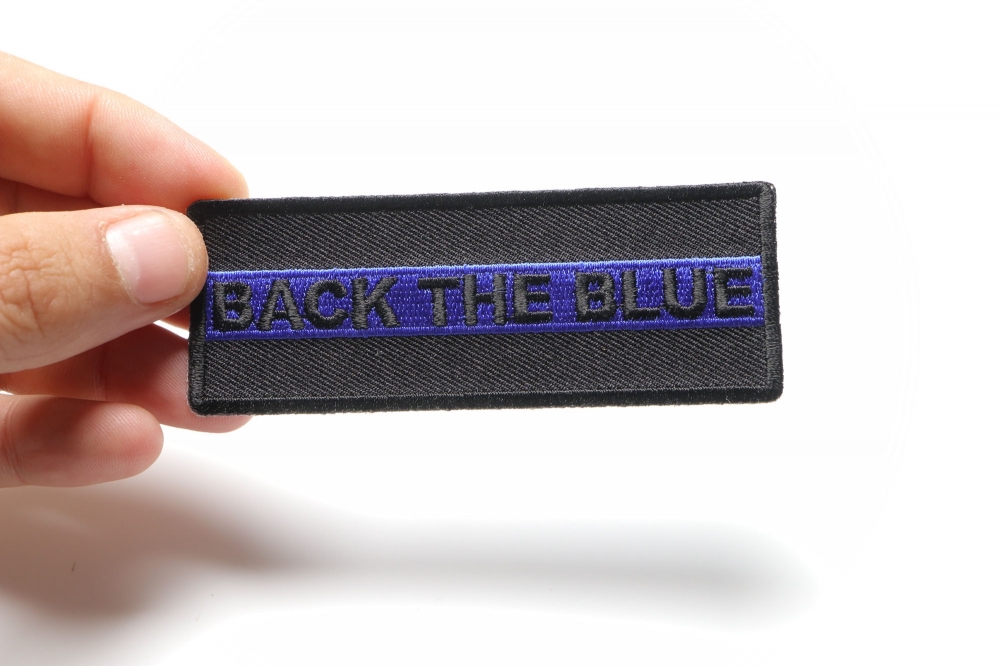 Black The Blue Police Patch by Ivamis Patches