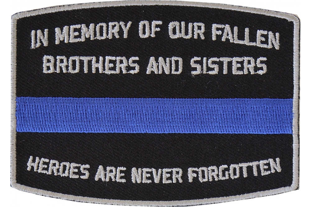 Fallen Officer Memorial Patch | Embroidered Patches by Ivamis Patches