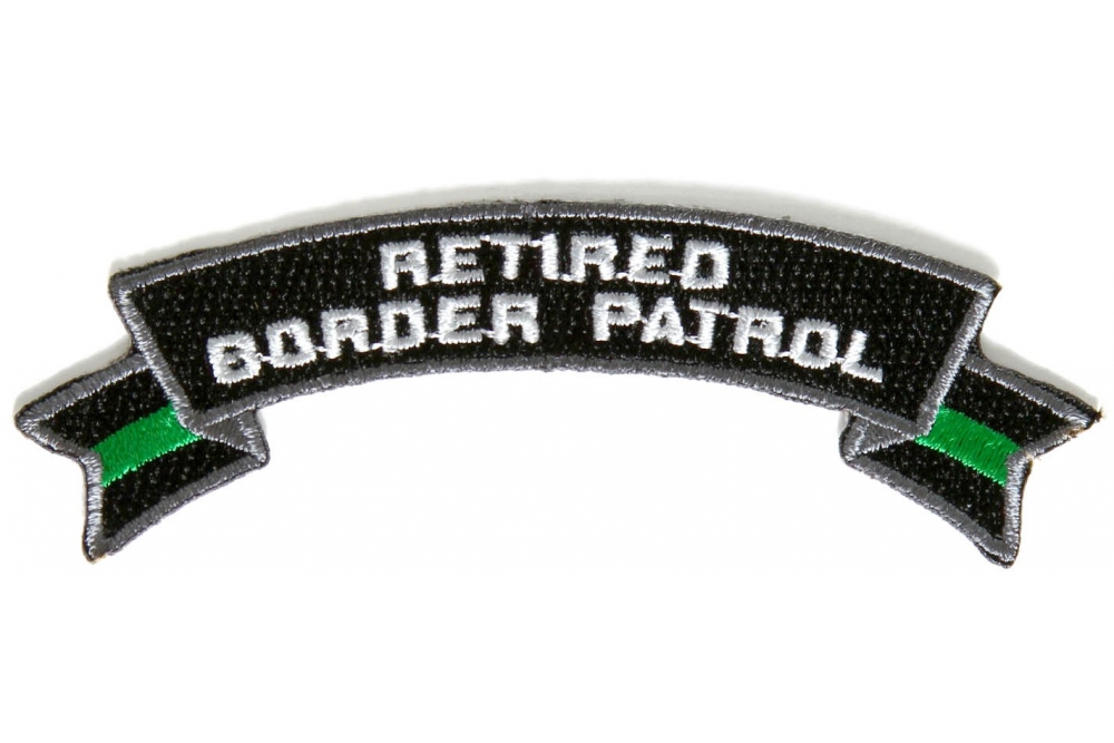 Retired Border Patrol Rocker Patch