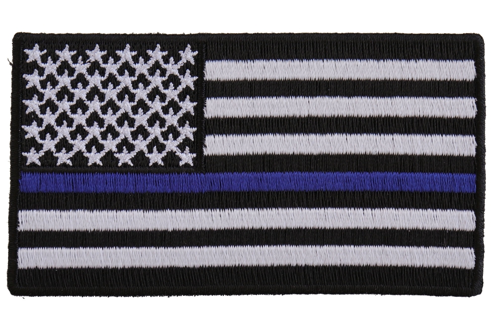 Subdued US Flag With Blue Stripe Patch | Embroidered Patches by Ivamis ...