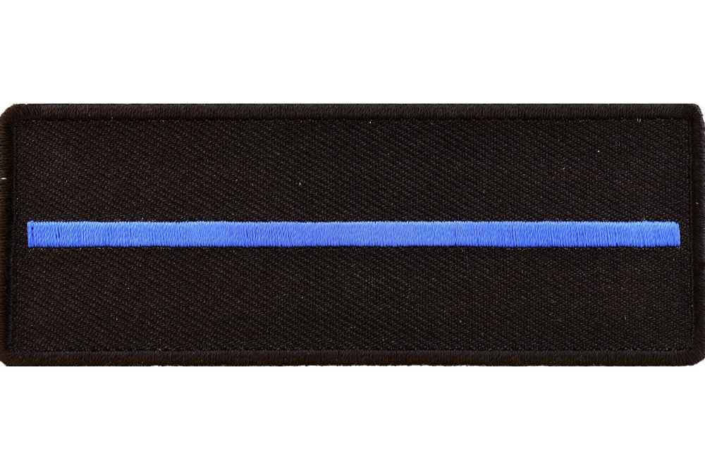 Thin Blue Line Patch For Law Enforcement | Embroidered Patches by ...