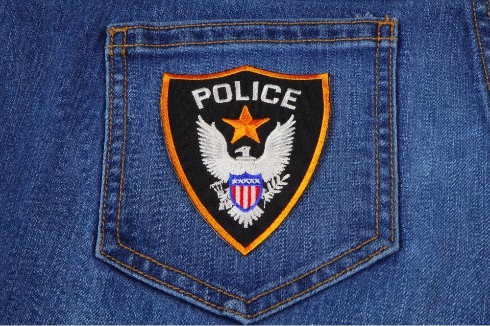 Police Patch - Embroidered Shield | Embroidered Patches by Ivamis Patches