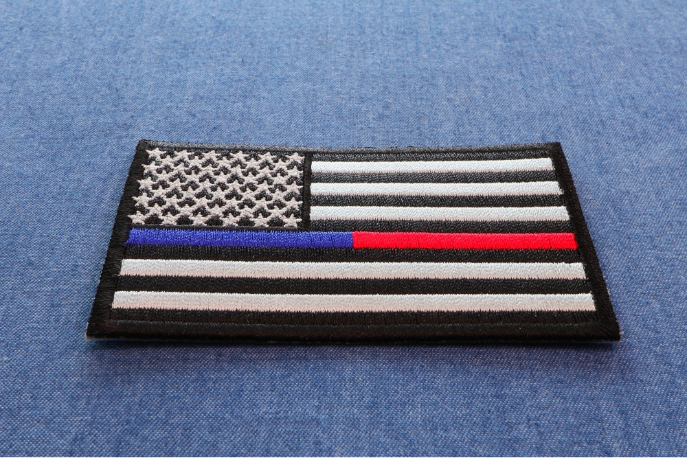 Law Enforcement and Firefighter Support American Flag Patch by Ivamis ...