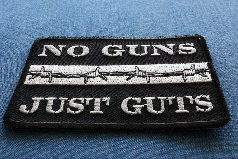 Thin Silver Line Patch For Correctional Officers | Embroidered Patches ...