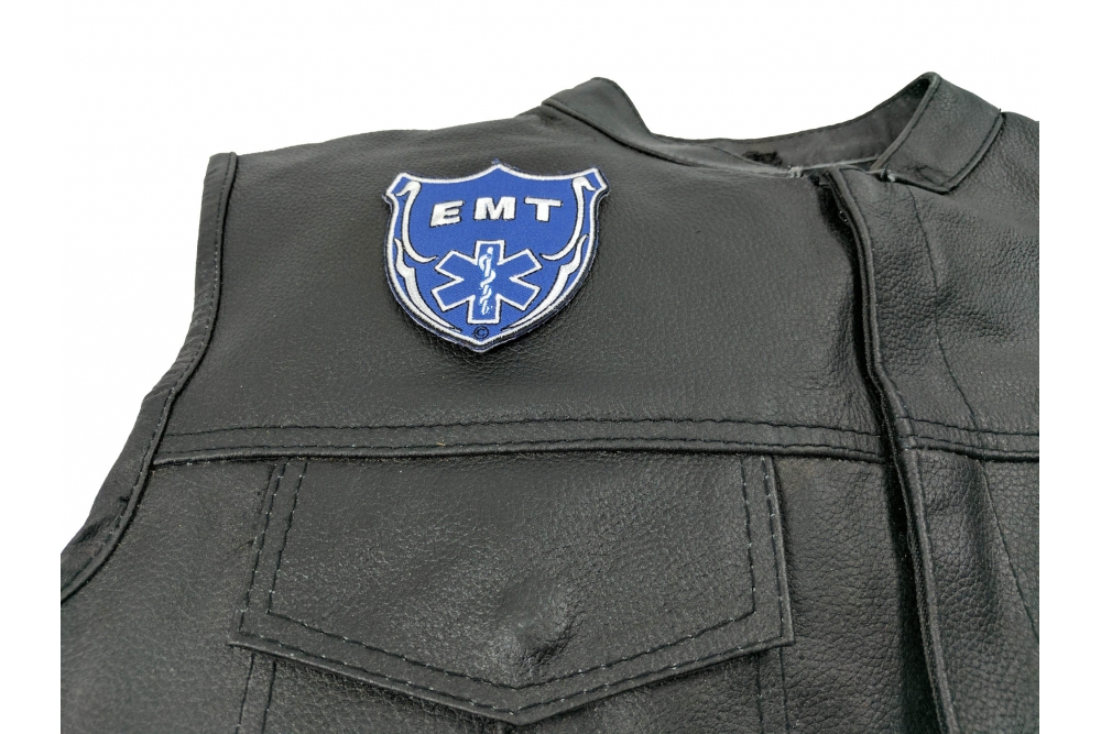 Iron On EMT Shield Patch | Embroidered Patches by Ivamis Patches