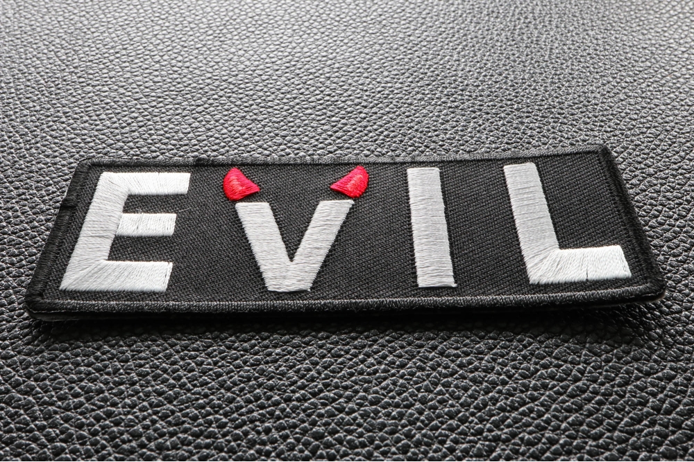 Evil Patch - Embroidered Devil's Ears | Embroidered Patches by Ivamis ...