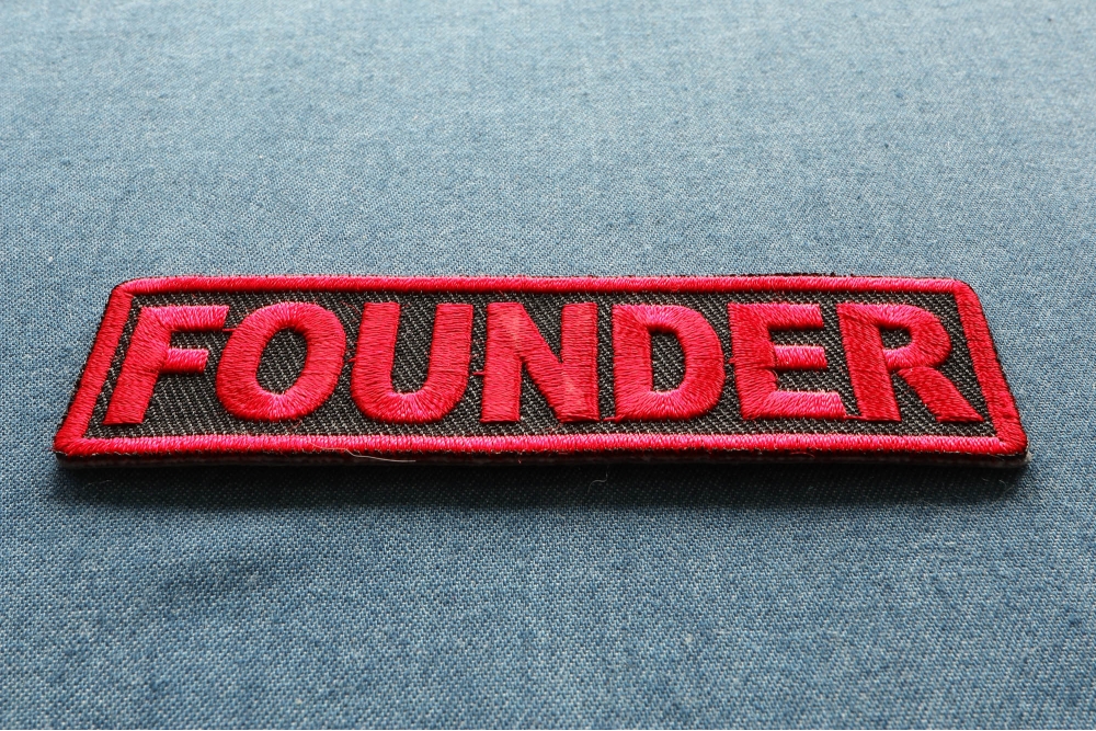 Founder Patch, Motorcycle Club Patches for Bikers by Ivamis Patches
