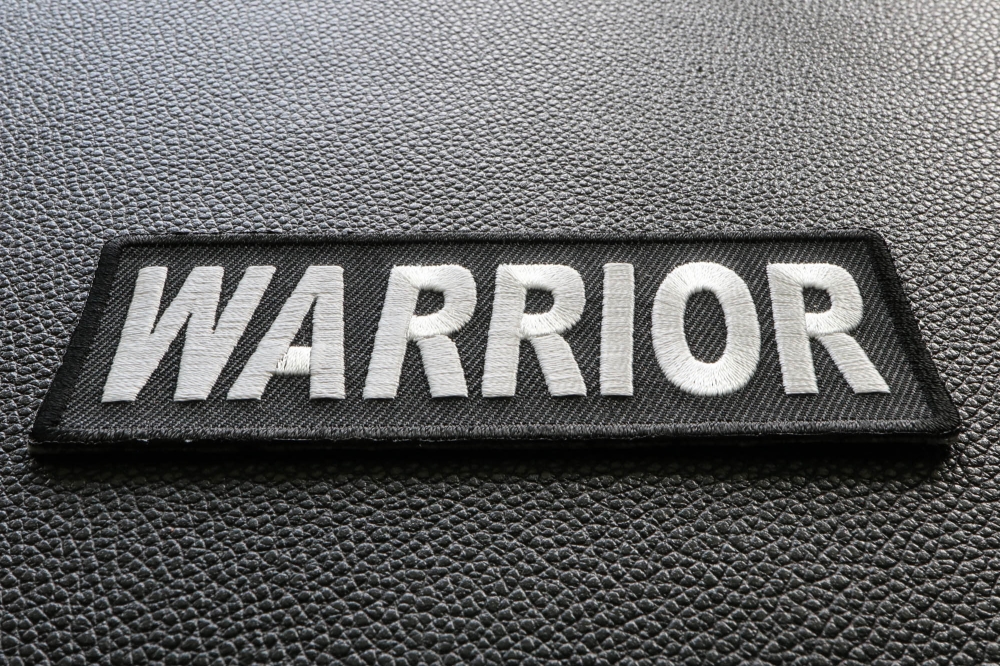 Warrior Embroidered Iron On Patch | Embroidered Patches by Ivamis Patches