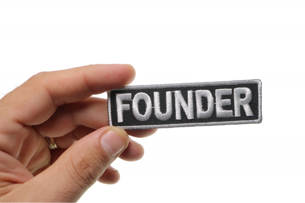 Founder Patch, Motorcycle Club Patches for Bikers by Ivamis Patches