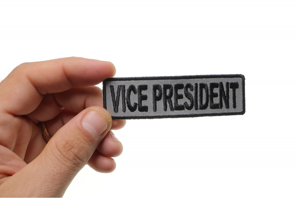 Vice President Patch Reflective - Iron On Club Patch | Embroidered ...