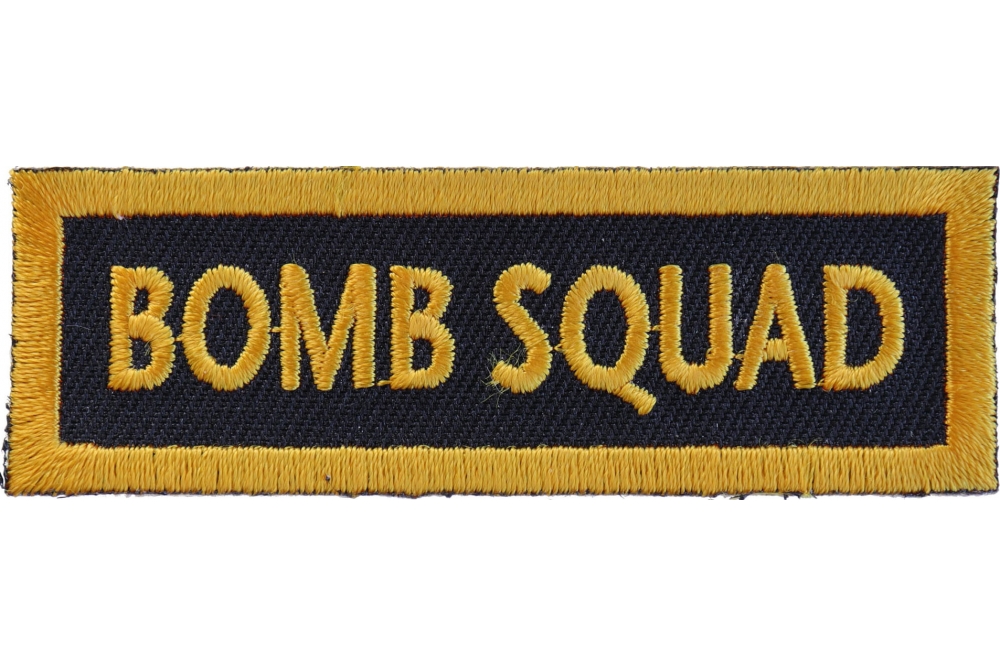 Bomb Squad Patch, Military Saying Patches by Ivamis Patches