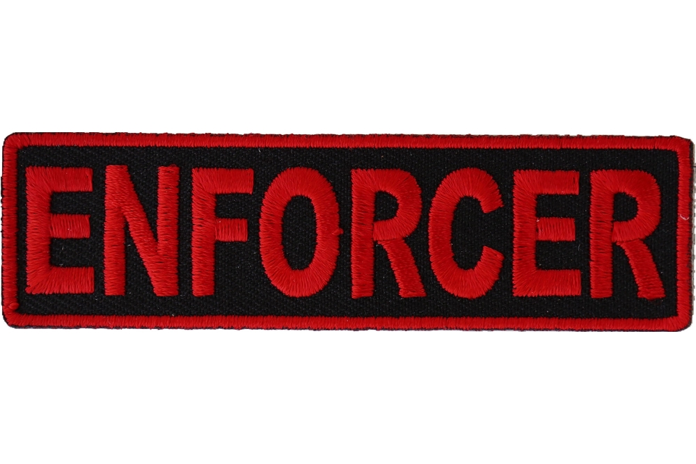 Enforcer Patch, Motorcycle Club Patches for Bikers by Ivamis Patches