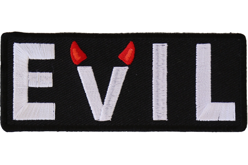 Evil Patch - Embroidered Devil's Ears | Embroidered Patches by Ivamis ...