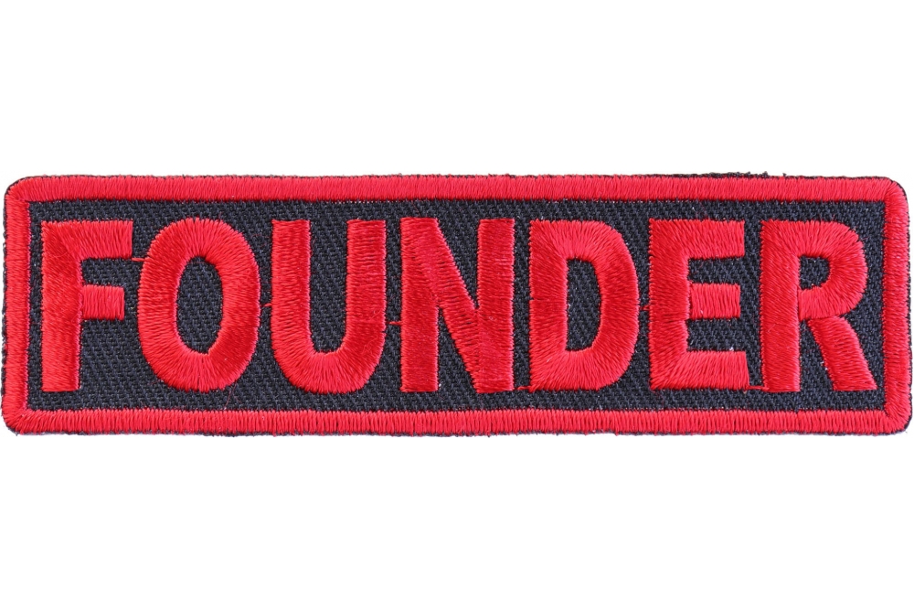 Founder Patch, Motorcycle Club Patches for Bikers by Ivamis Patches