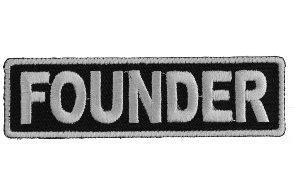 Founder Patch, Motorcycle Club Patches for Bikers by Ivamis Patches
