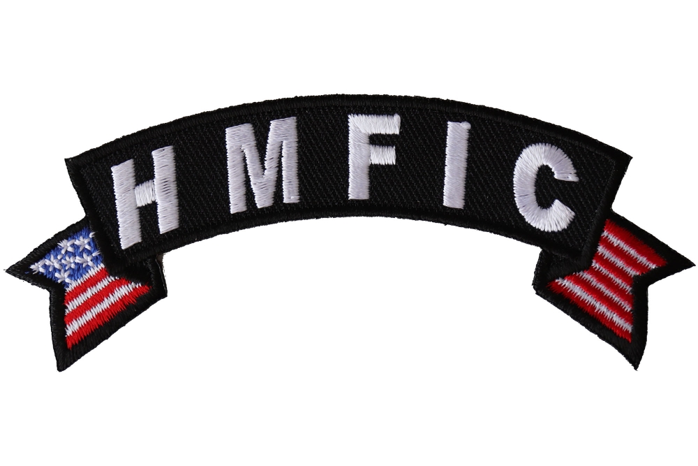 HMFIC Small Flag Rocker Patch by Ivamis Patches