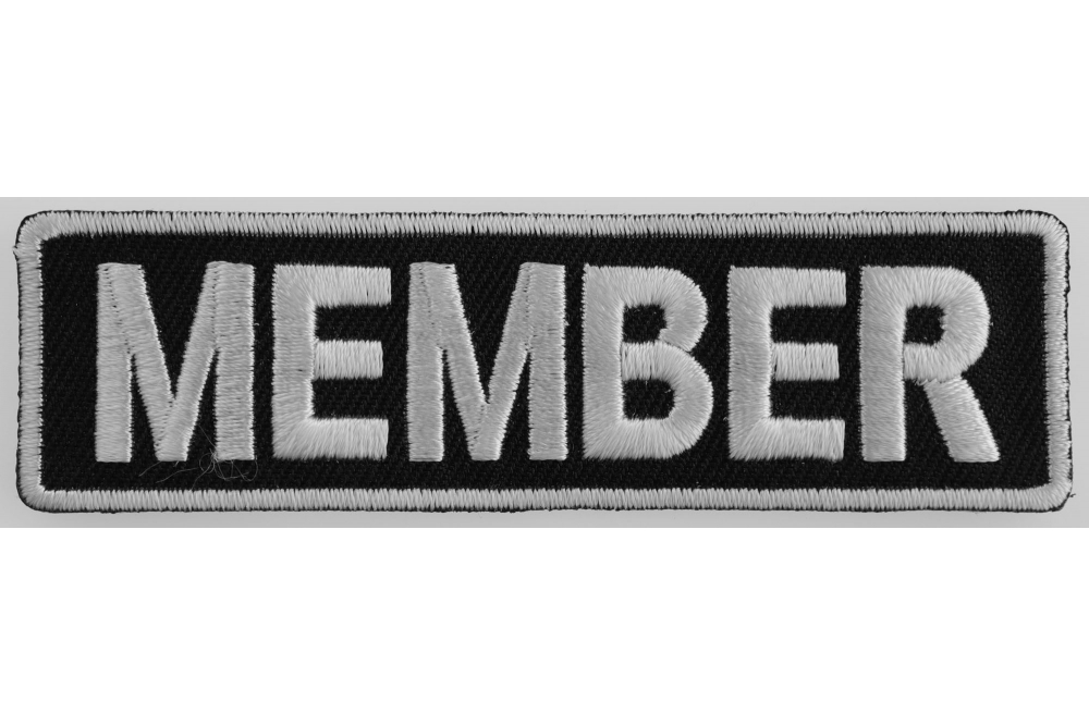 Member Patch, Motorcycle Club Patches for Bikers by Ivamis Patches