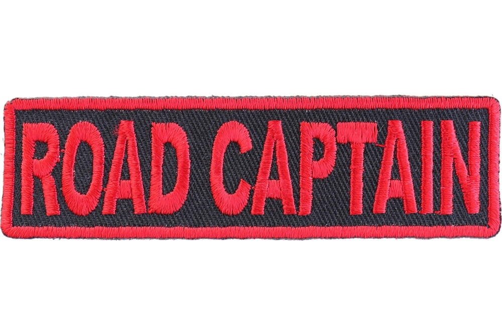 Road Captain Patch, Motorcycle Club Patches for Bikers by Ivamis Patches