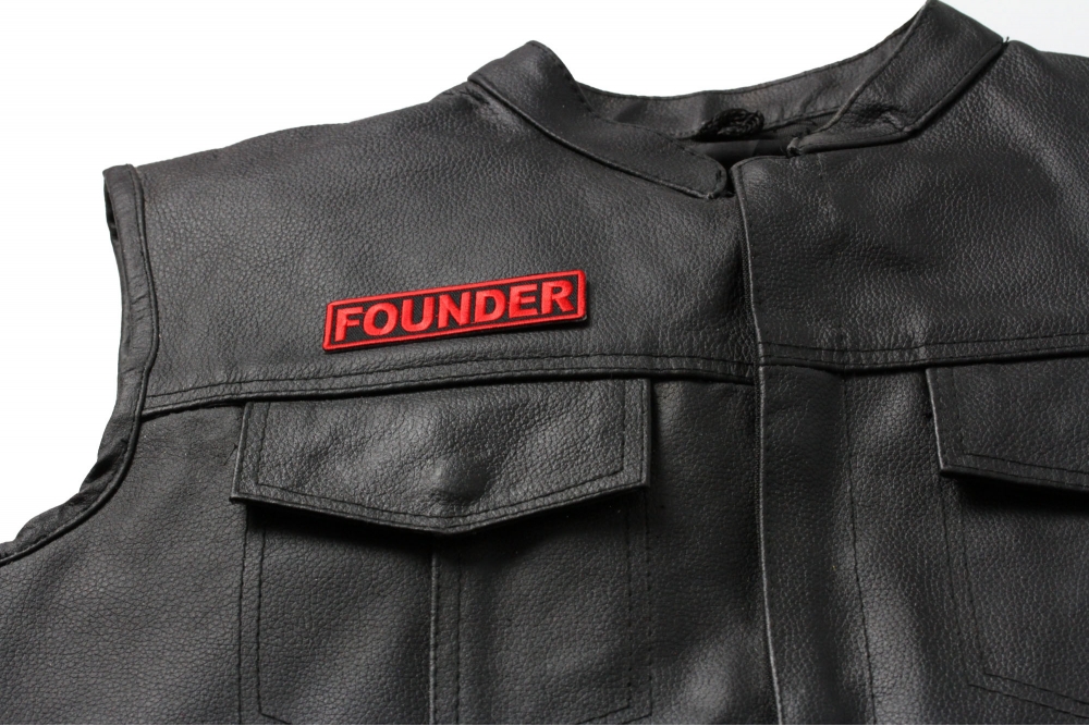 Founder Patch, Motorcycle Club Patches for Bikers by Ivamis Patches