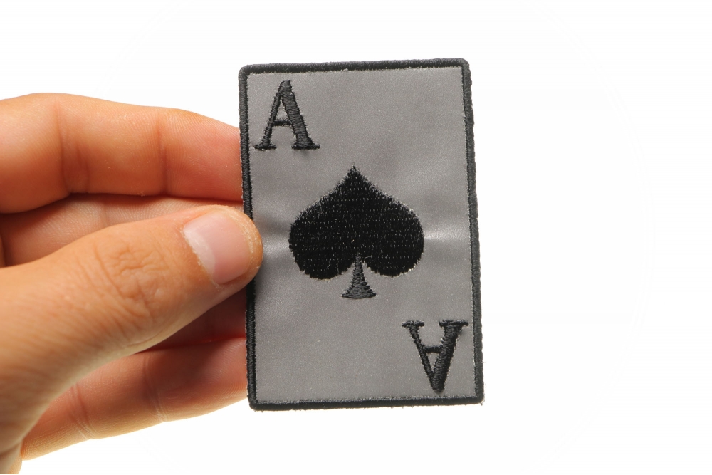 Reflective Ace Of Spades Patch | US Military Veteran Patches by Ivamis ...