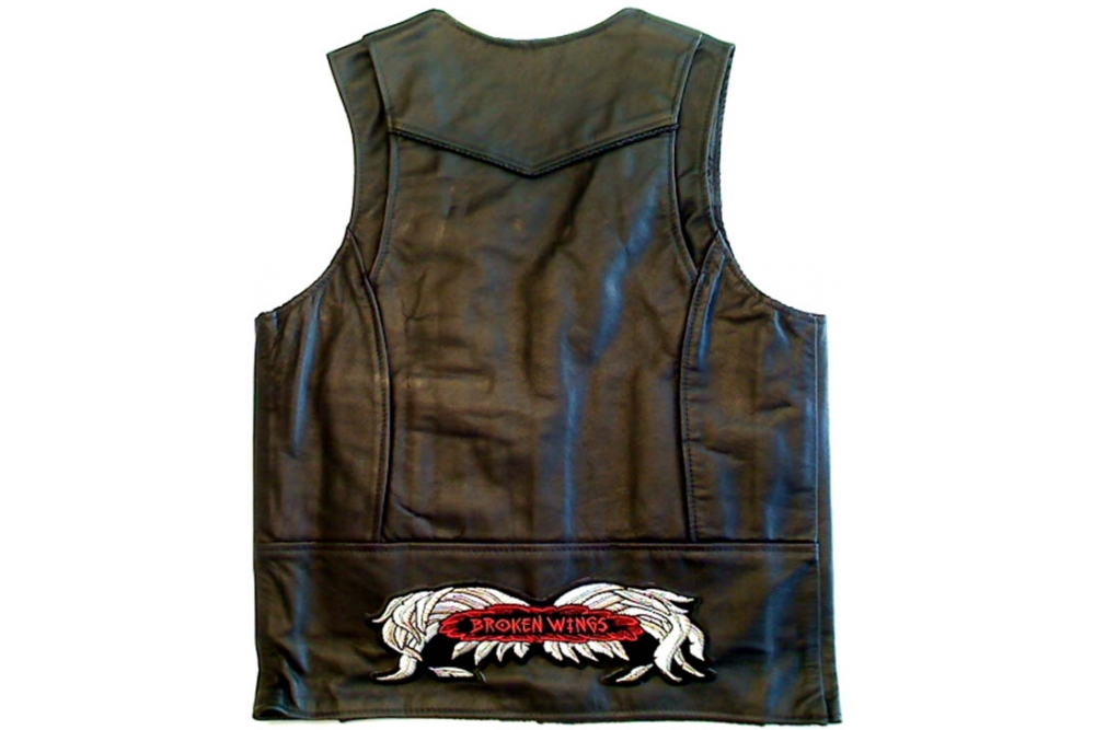 Broken Wings Large Biker Back Patch For Jackets | Embroidered Patches ...