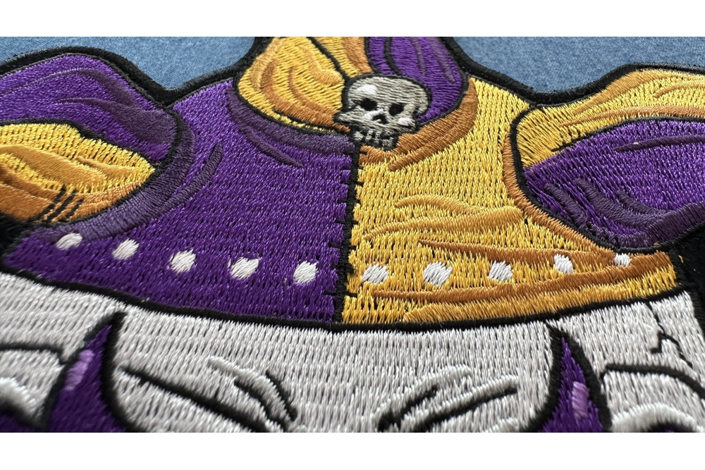 Jester Clown Skull Patch, Large Skull Patches by Ivamis Patches