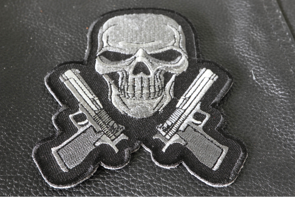 Guns and Skull Patch, Skull Patches by Ivamis Patches