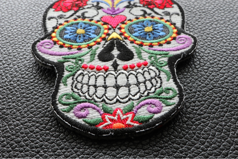 Sugar Skull Patch, Skull Patches by Ivamis Patches