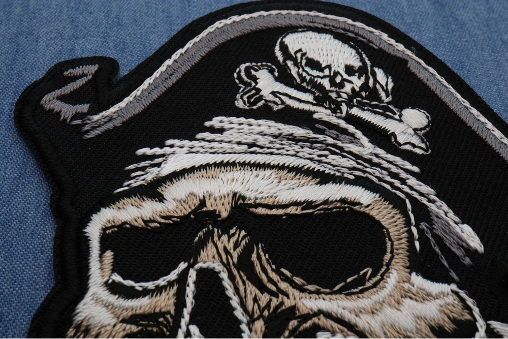 Dead Skull Pirate Patch, Skull Patches by Ivamis Patches