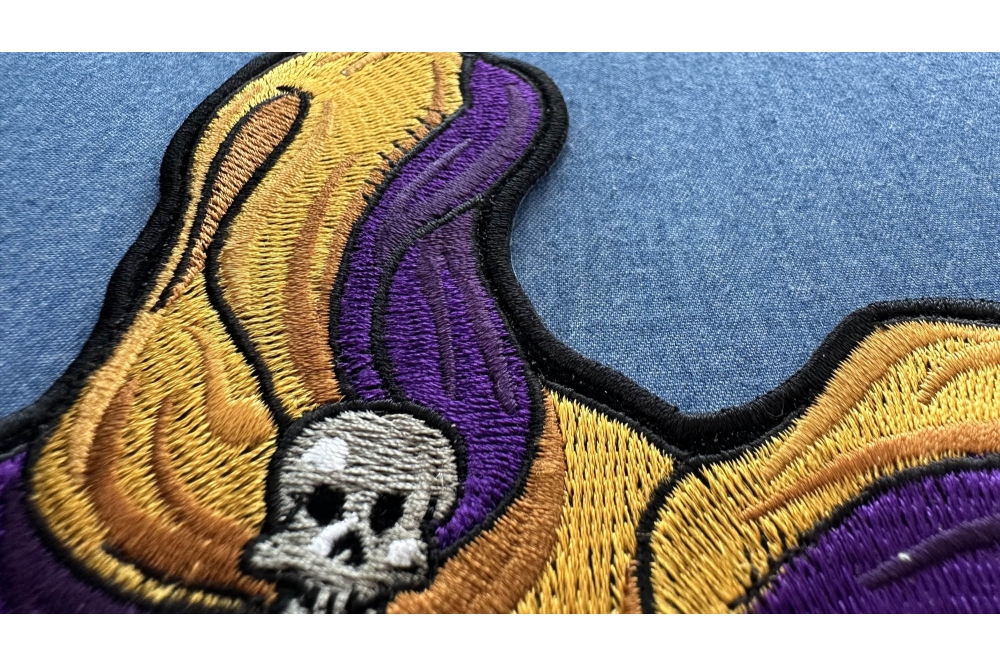 Jester Clown Skull Patch, Large Skull Patches by Ivamis Patches