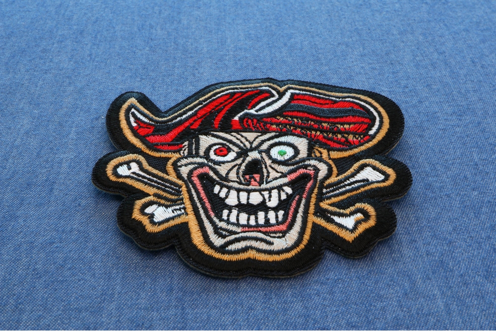 Deranged Jolly Roger Patch by Ivamis Patches
