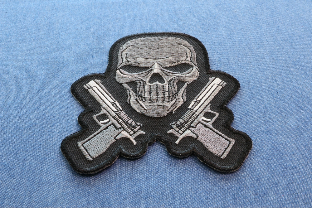 Guns and Skull Patch, Skull Patches by Ivamis Patches